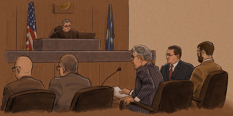 Jerry Westrom Cold Case Murder Trial – Courtroom Sketches