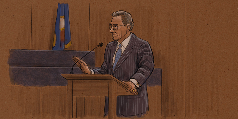 Jerry Westrom Cold Case Murder Trial – Courtroom Sketches