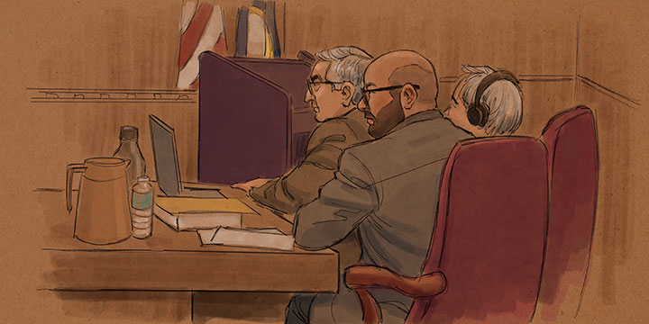 Firkus Murder Trial – Courtroom Sketches