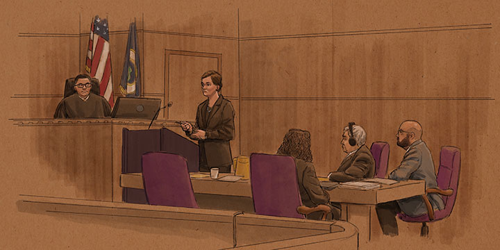 Firkus Murder Trial – Courtroom Sketches