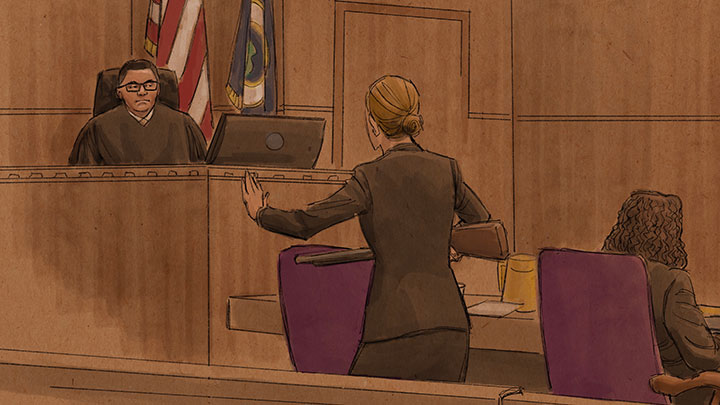 Firkus Murder Trial – Courtroom Sketches